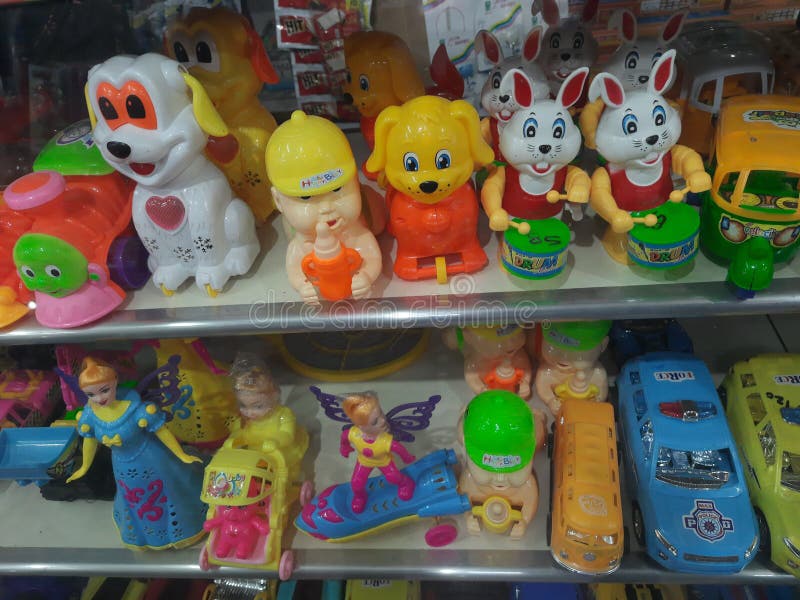 Toys in shop editorial photo. Image of sweetness, yellow - 222270231