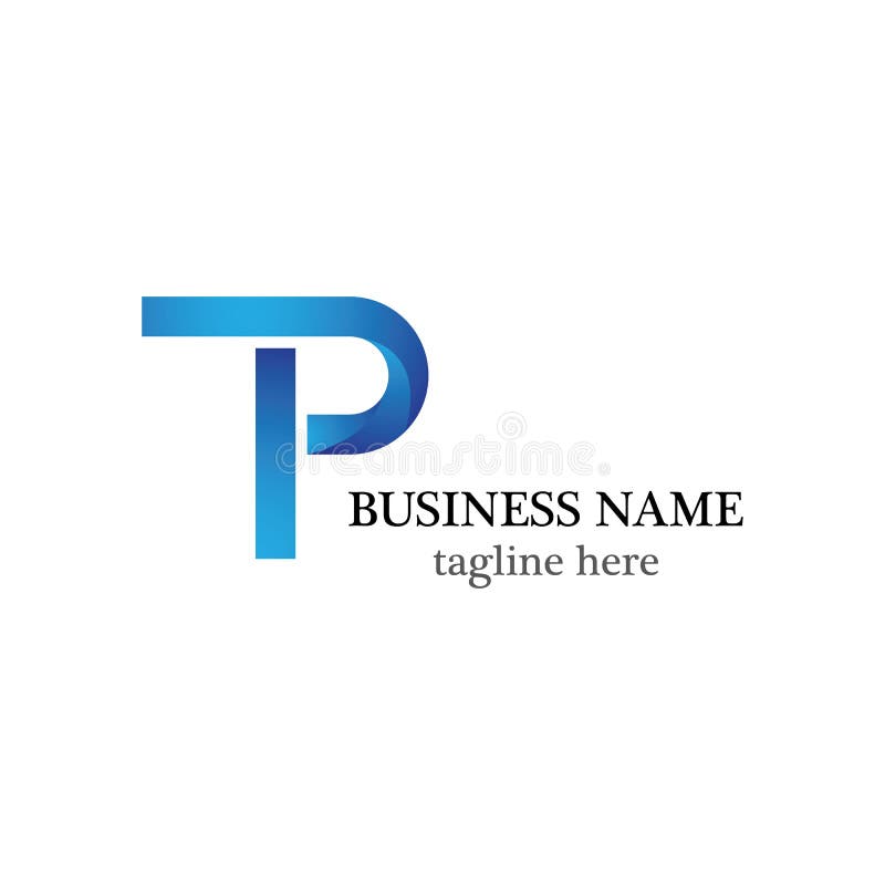 TP Letter logo business stock vector. Illustration of group - 203209828