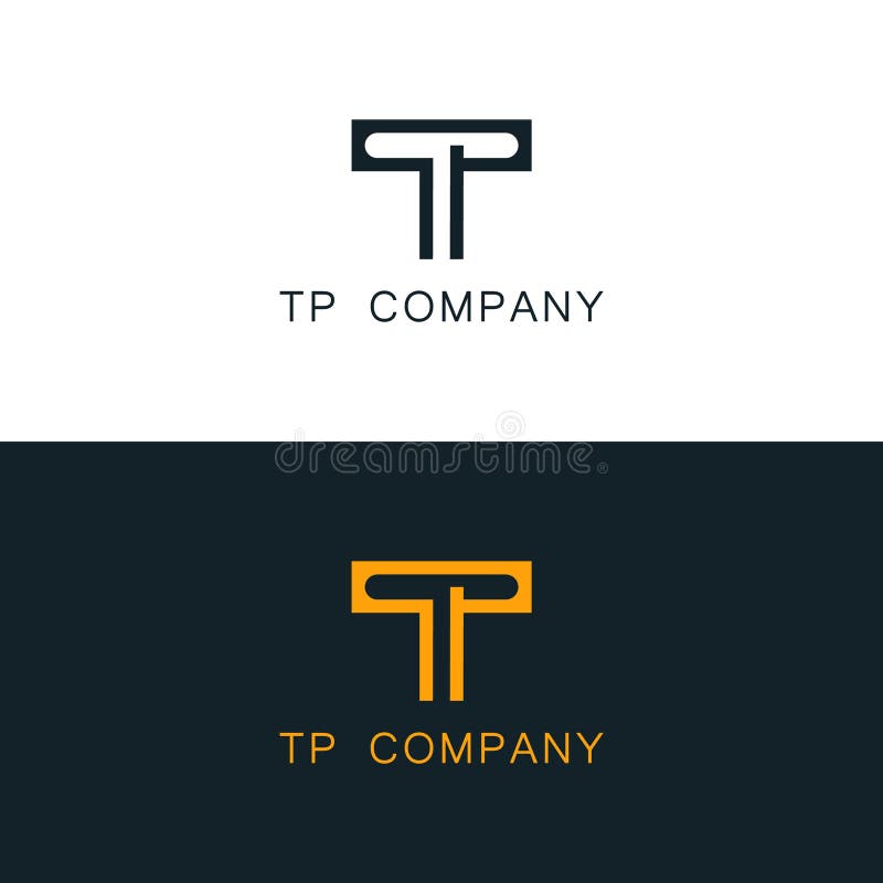 TP Logo, Letter T and P Logo Design Combination, P and T Icons Stock ...