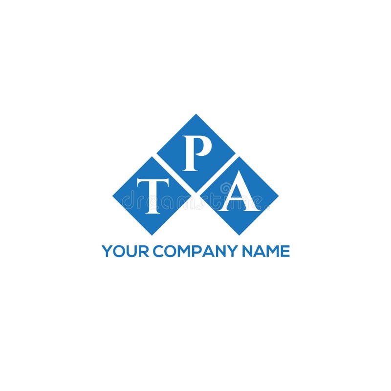 TPA Letter Logo Design on White Background. TPA Creative Initials ...