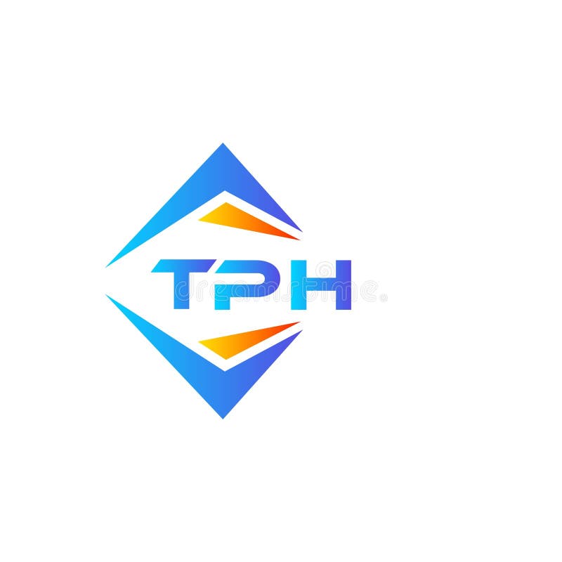 TPH Abstract Technology Logo Design on White Background. TPH Creative ...