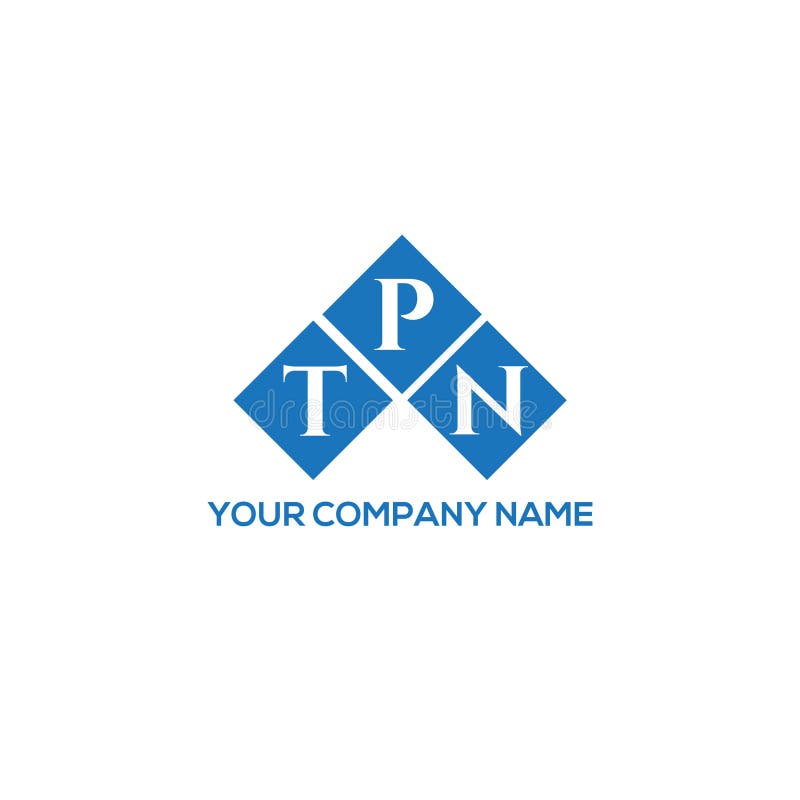 TPN Letter Logo Design on White Background. TPN Creative Initials ...