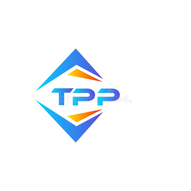 TPP Abstract Technology Logo Design on White Background. TPP Creative ...