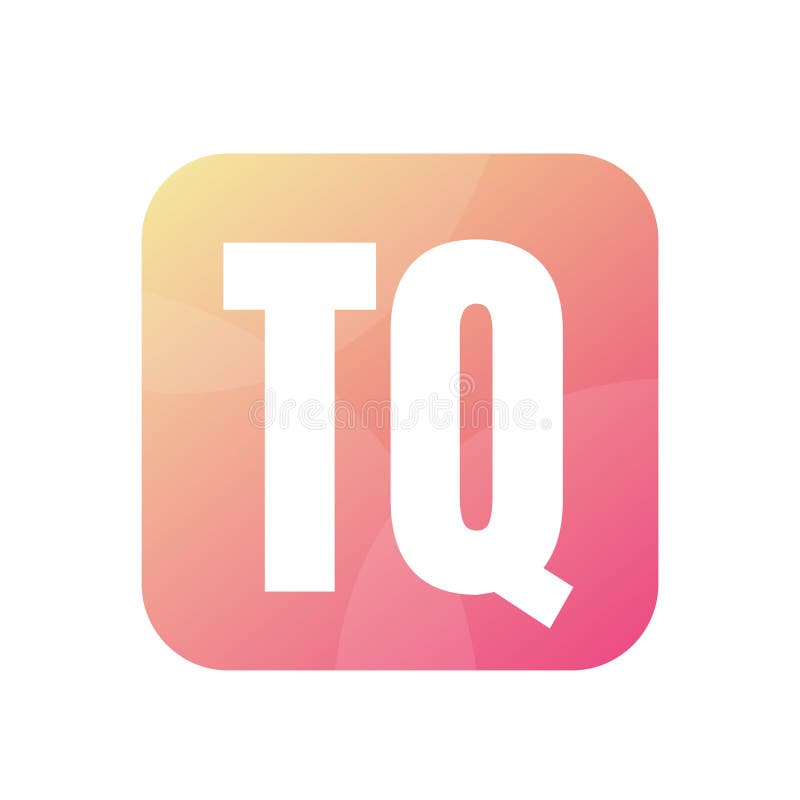 TQ Letter Logo Design with Simple Style Stock Vector - Illustration of ...