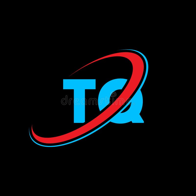 TQ T Q Letter Logo Design. Initial Letter TQ Linked Circle Uppercase ...