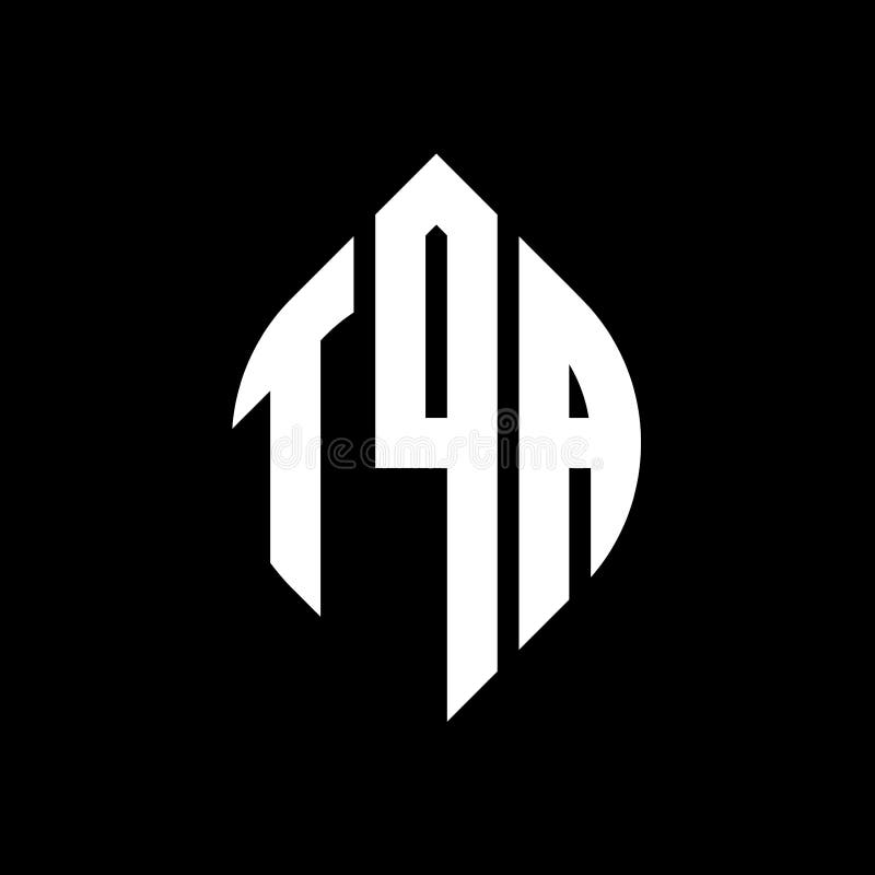 TQA Circle Letter Logo Design with Circle and Ellipse Shape. TQA ...