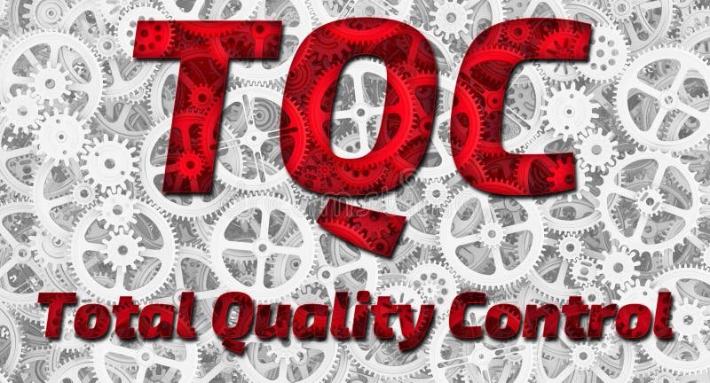 TQC Control De Calidad Total Stock de ilustración - Ilustración de ...