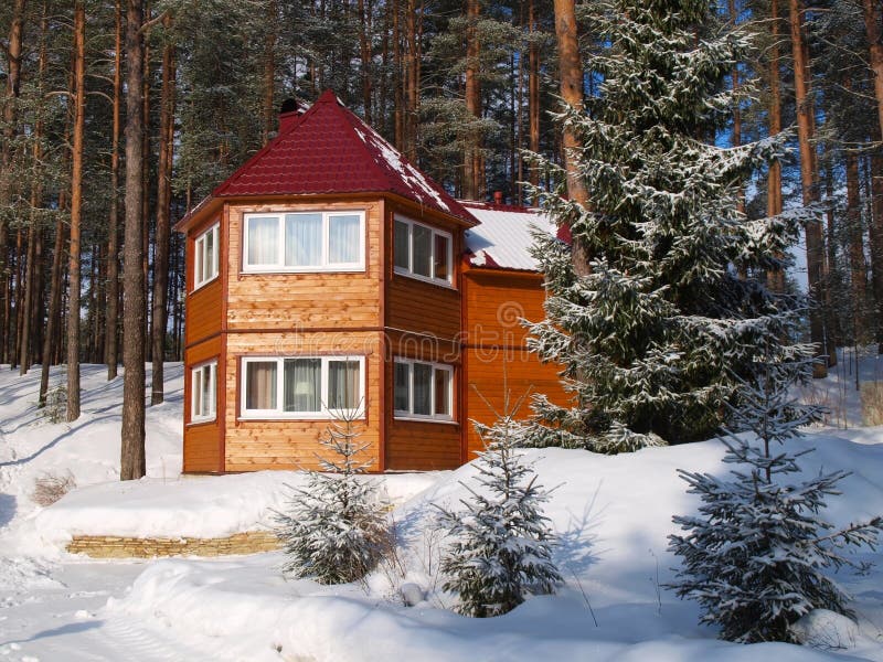 Trähus fotografering för bildbyråer. Bild av medf8ort - 30065031