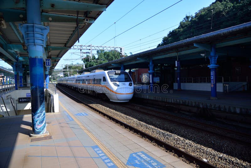 Train editorial stock image. Image of painted, ntra - 136135719