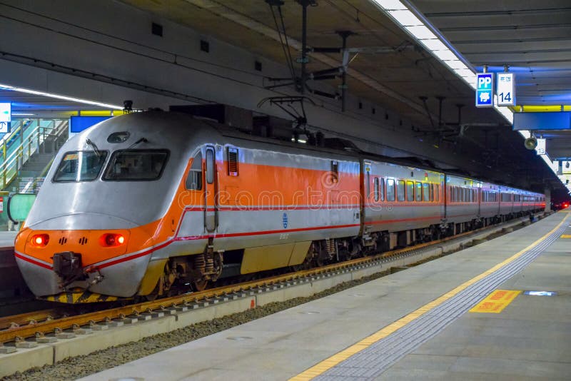 TRA Trains in Kaohsiung Station Editorial Stock Photo - Image of asia ...