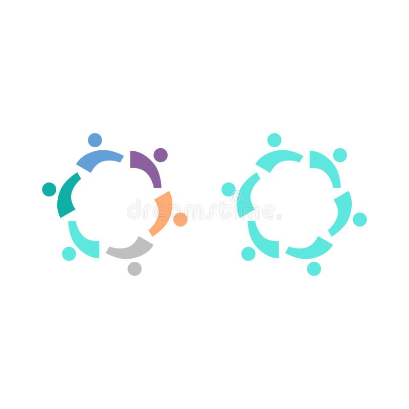 Trabajos En Equipo De La Unión Stock de ilustración - Ilustración de ...