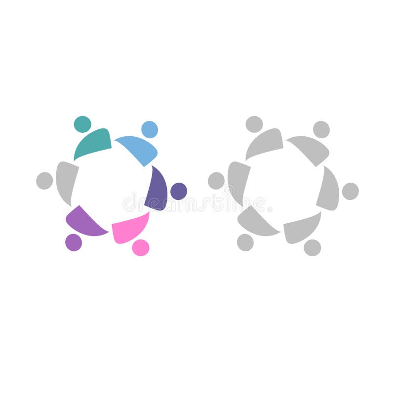 Trabajos En Equipo De La Unión Ilustración del Vector - Ilustración de ...