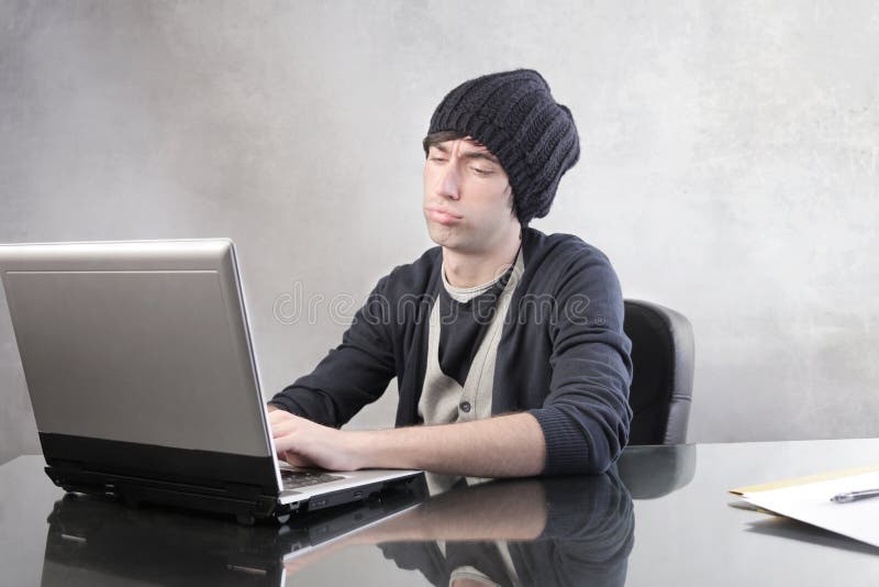 Trabalho aborrecido foto de stock. Imagem de estudante - 21488118