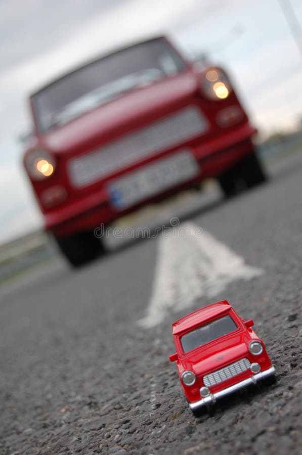 Trabant toy stock photo. Image of crazy, small, german - 17609130