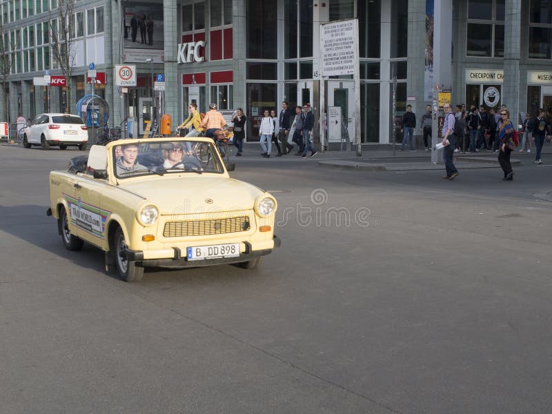 Trabi car, Berlin, Germany editorial stock image. Image of germany ...