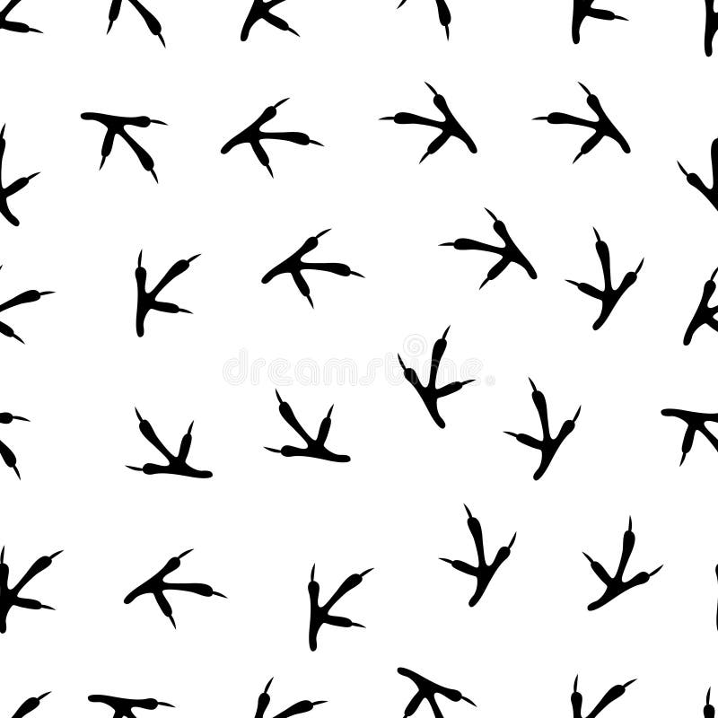 Chicken Footprint Clipart