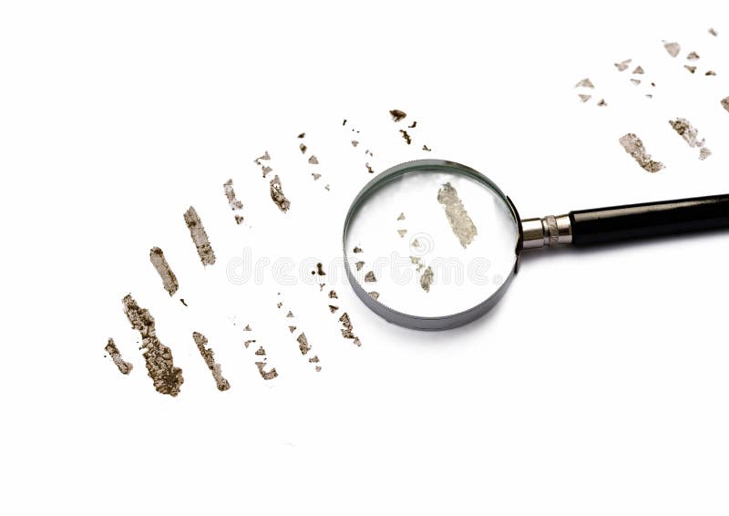 Magnifying Glass Footprints Stock Photos - Free & Royalty-Free Stock ...