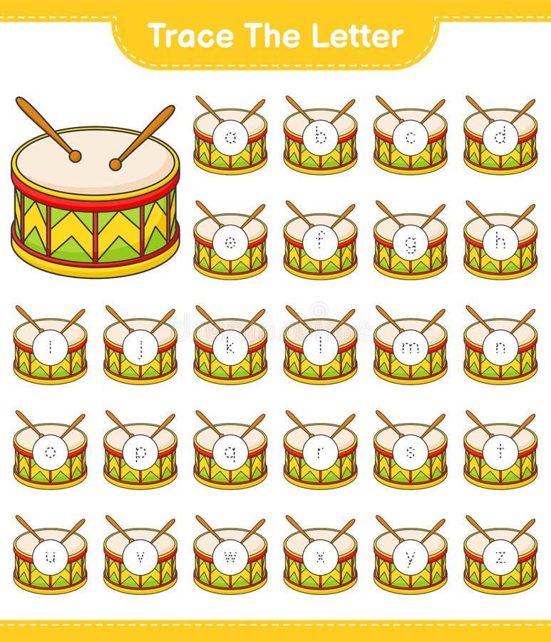 Alphabet Drum Stock Illustrations – 431 Alphabet Drum Stock ...