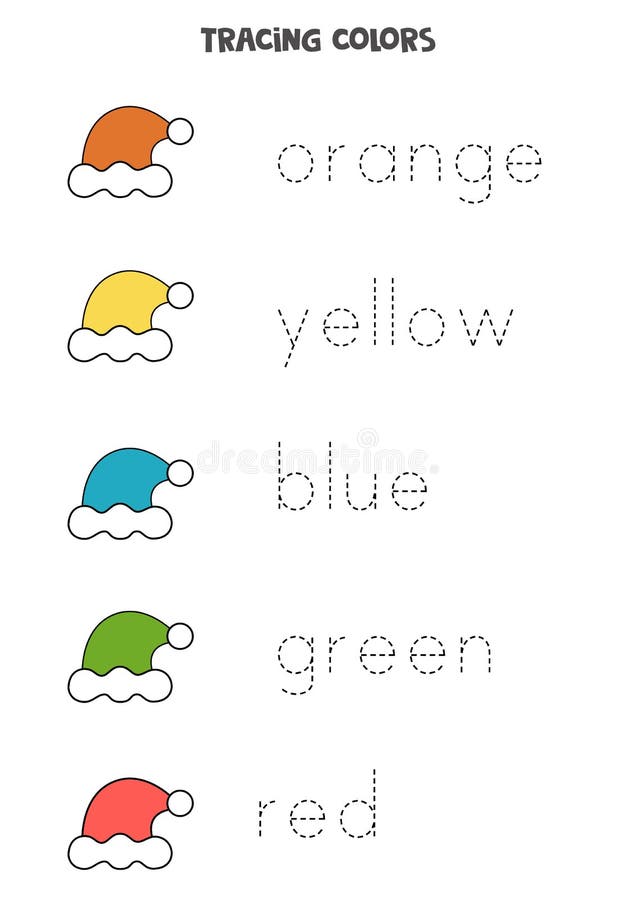 Trace the Names of Birds. Handwriting Practice for Preschool Kids Stock ...