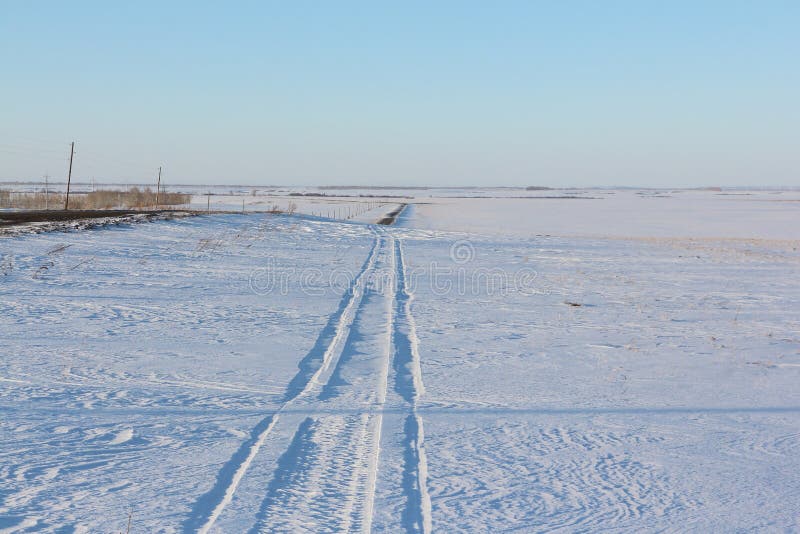 Trace snowmobile stock photo. Image of trace, tree, leaving - 64812842