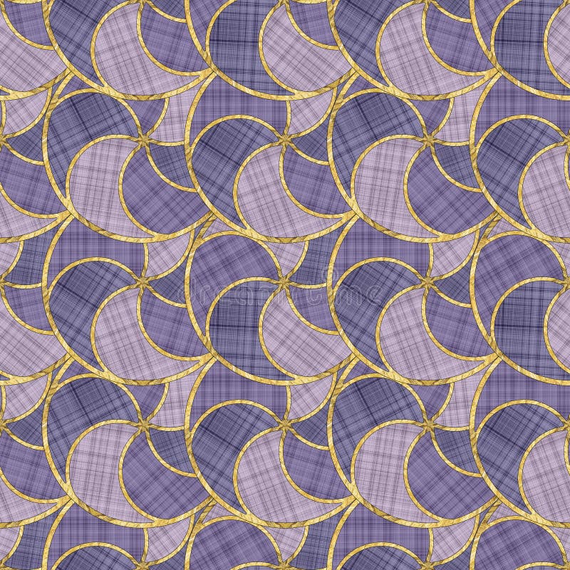 Tracery Seamless Pattern. Circle, Segment. Mosaic, Illustration in ...