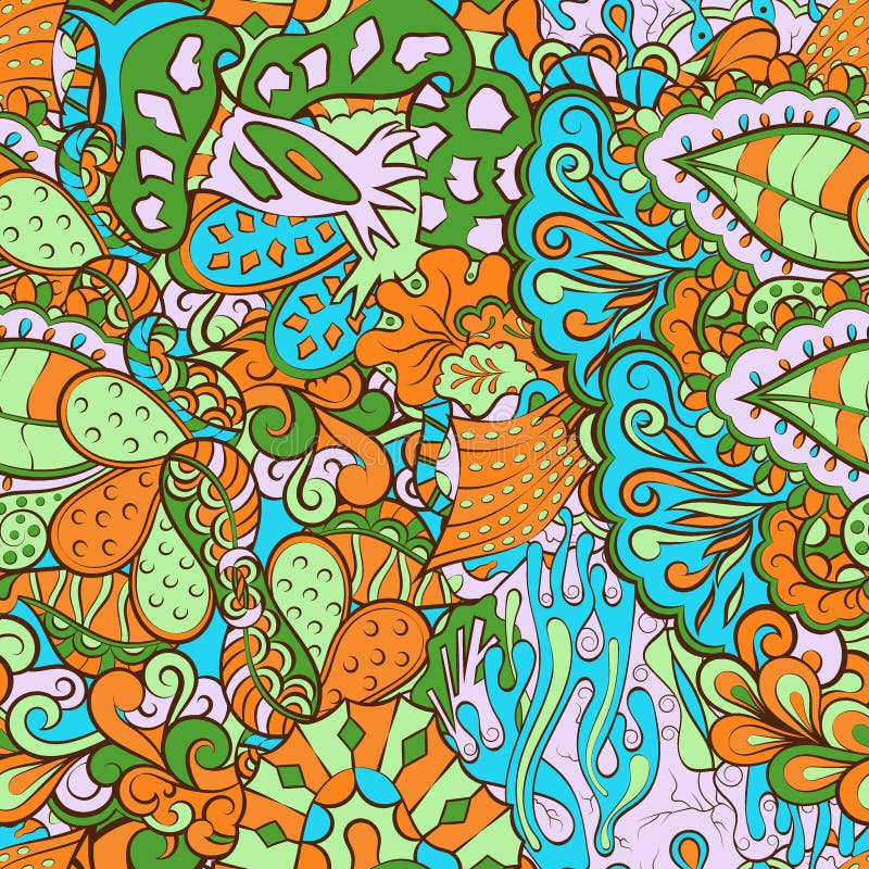 Design Pattern. Mixture of Topics, Abstract Art Stock Vector ...