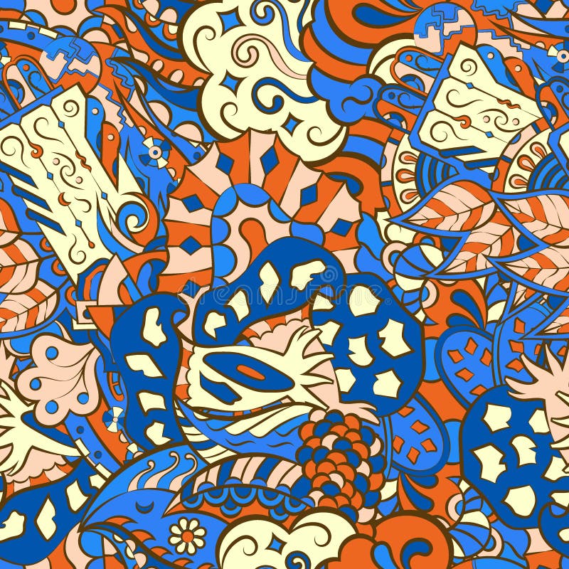 Design Pattern. Mixture of Topics, Abstract Art Stock Vector ...