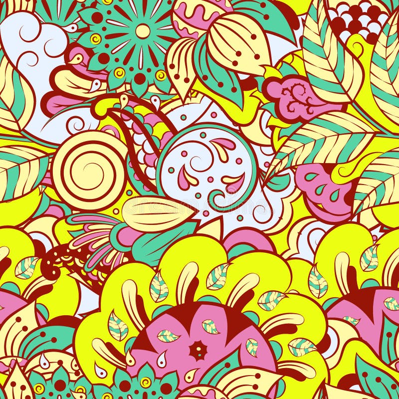 Design Pattern. Mixture of Topics, Abstract Art Stock Vector ...