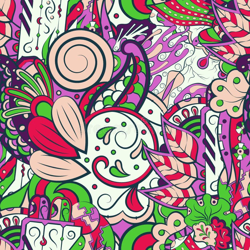 Design Pattern. Mixture of Topics, Abstract Art Stock Vector ...