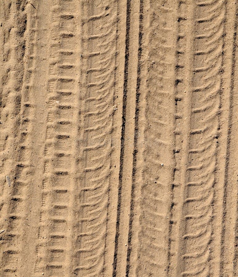 Traces of cars stock image. Image of road, dirt, traces - 47177567