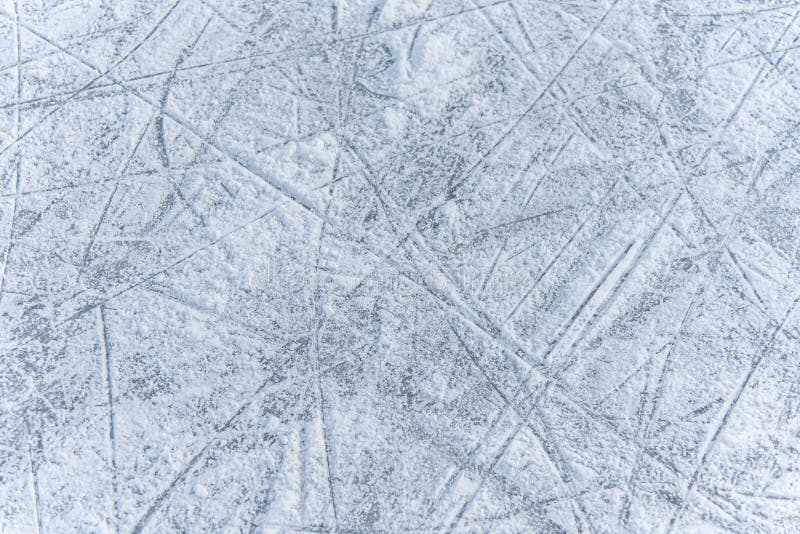 Traces on the Ice from Skates on the Rink Stock Image - Image of nature ...