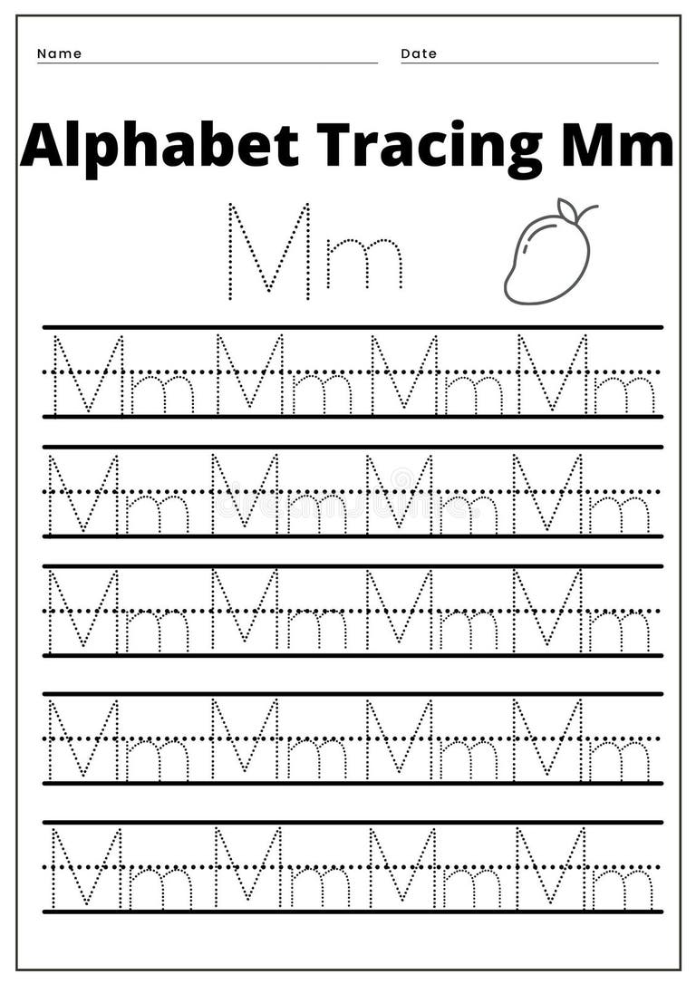 Tracing Worksheet Mm Stock Illustrations – 3 Tracing Worksheet Mm Stock ...