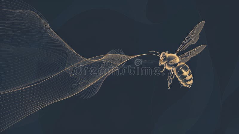Tracing the Elegant Flight Path of a Bee, this Image Captures the ...