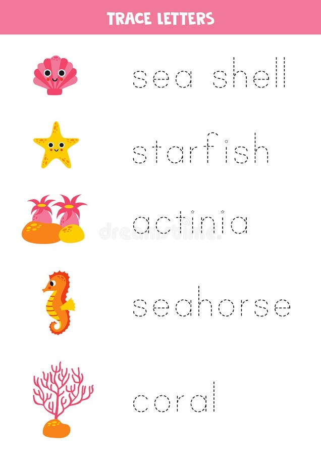 Tracing Letters with Cute Animals. Writing Practice Stock Vector ... Tracing Letters with Cute Animals. Writing Practice Stock Vector ...
