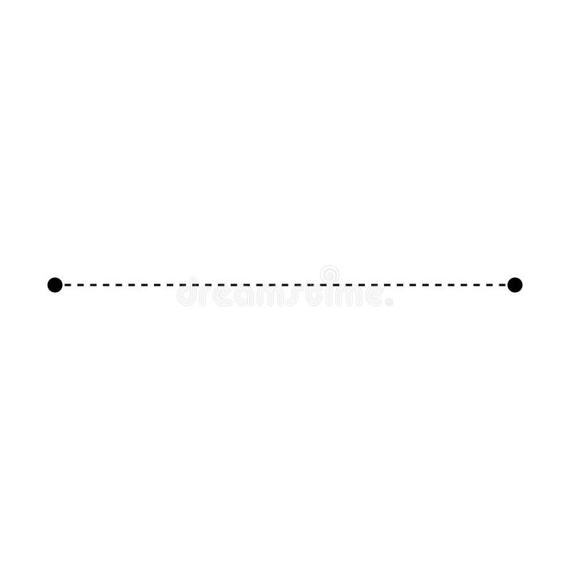 Tracing Line Dotted Horizontal Element for Kids Worksheet, Dotted Line ...