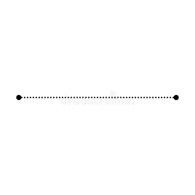 Tracing Line Dotted Horizontal Element for Kids Worksheet, Dotted Line ...