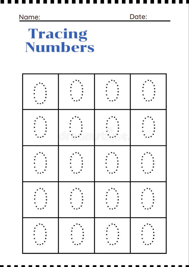 Tracing Numbers stock photo. Image of maths, count, numbers - 330044448