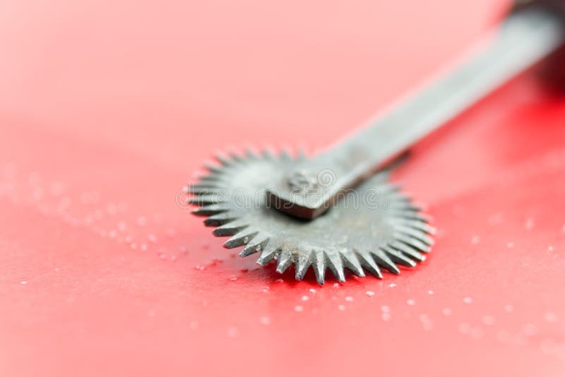 Tracing wheel stock image. Image of hobby, sewing, macro - 88118305