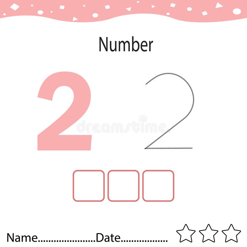 Tracing Worksheet Number 2 and Write Words. Worksheet that is Suitable ...