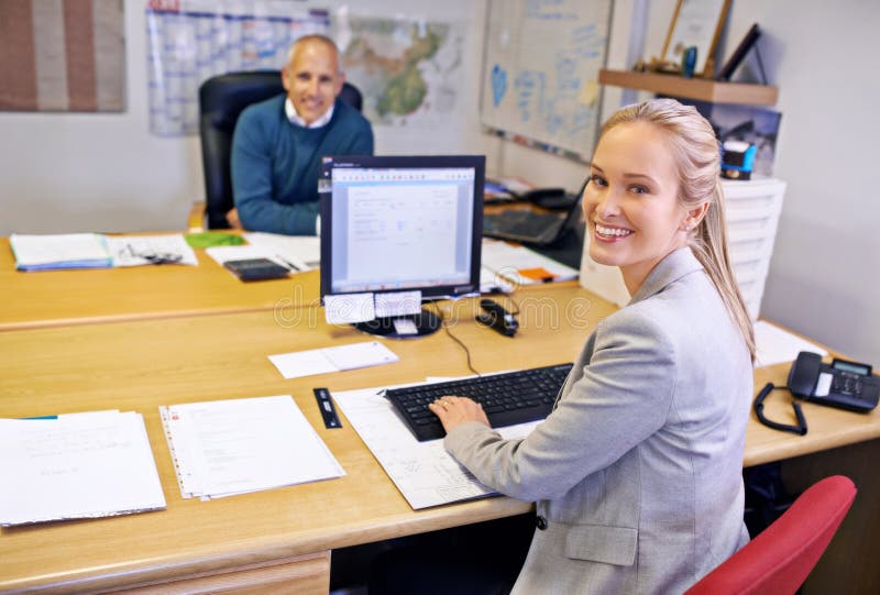 Tracing Your Order Every Step of the Way. a Two People Working at Their ...