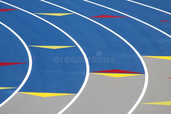 Track stock image. Image of track, arrow, curve, color - 15554655