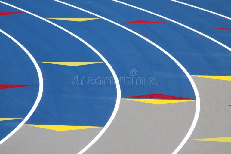 Track stock image. Image of track, arrow, curve, color - 15554655