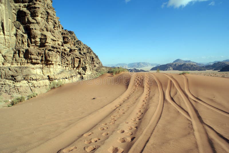 Track stock photo. Image of middle, jordan, mountain - 15702042