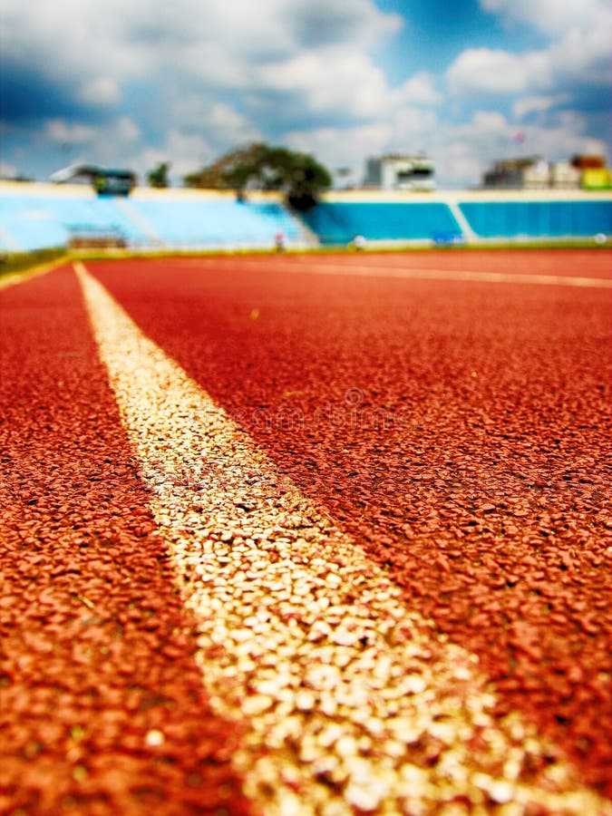 Race Track in the Stadium stock image. Image of sports - 18765367