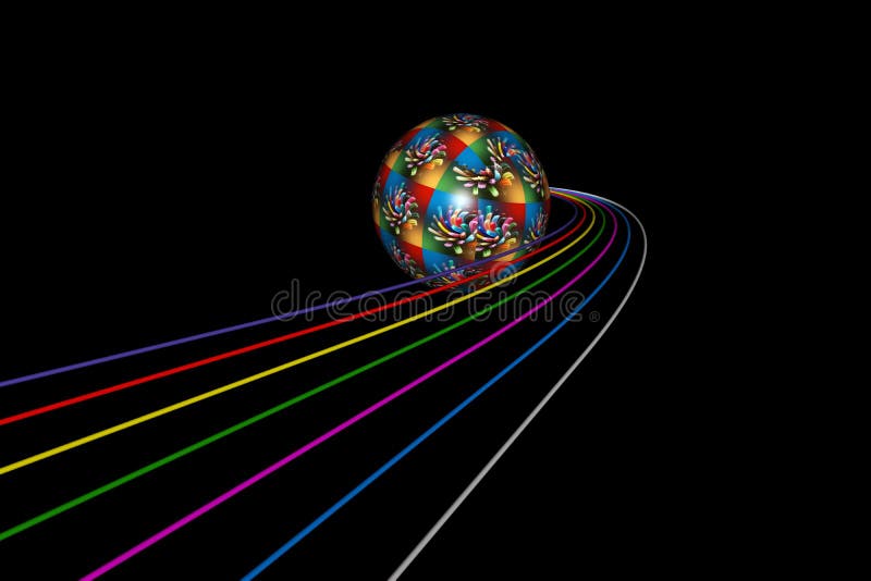 Track ball stock illustration. Illustration of line, fever - 19388577