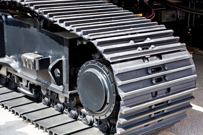 Track and Drive Wheel Tractor Stock Photo - Image of metal, technology ...
