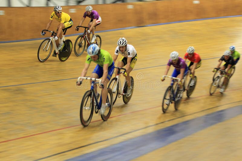Track cycling race editorial stock photo. Image of competition - 28198303