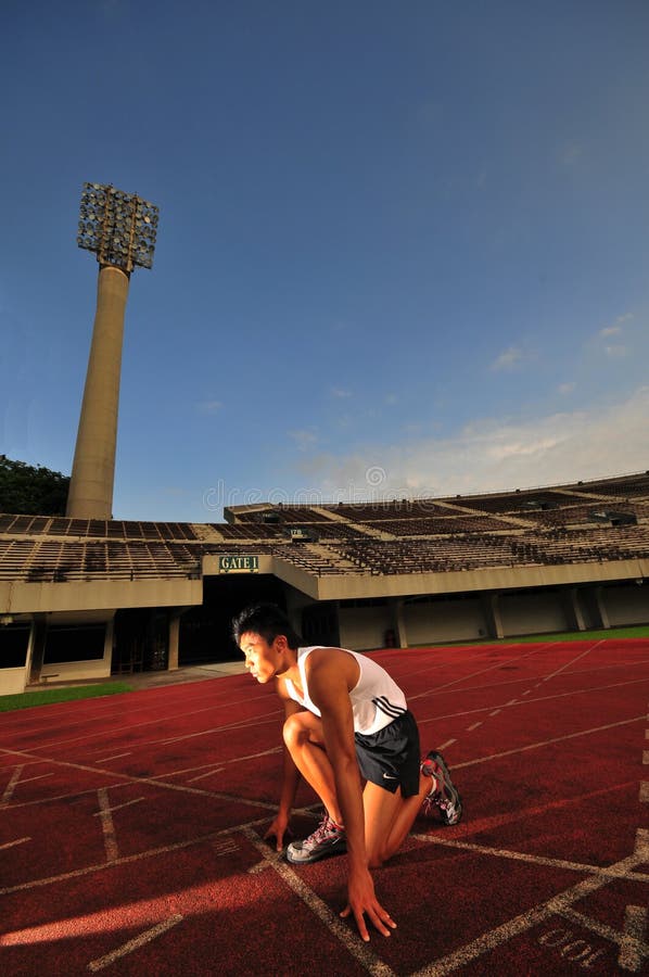 Track and Field 4 stock image. Image of exhaustion, strobe - 5681471