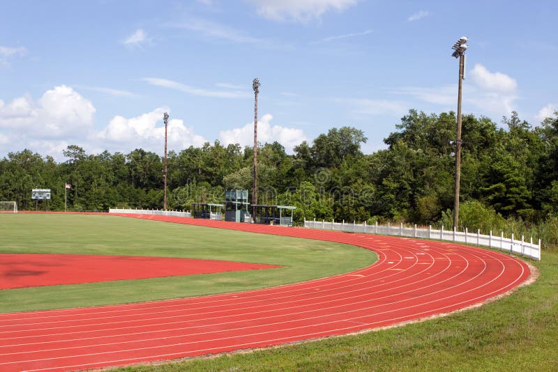 Track and Field stock photo. Image of blue, vacant, empty - 9784238