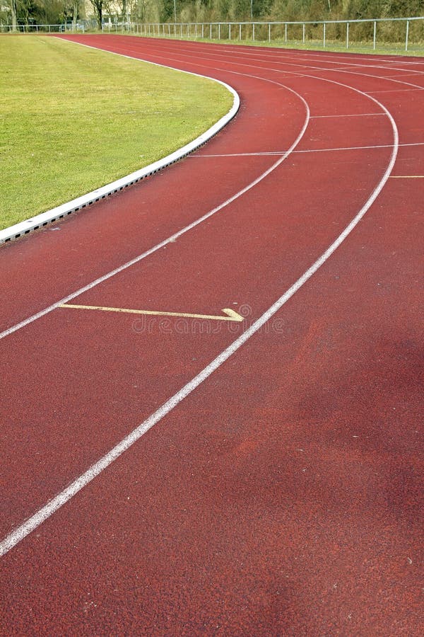 Cinder track stock image. Image of cinder, white, training - 2509209